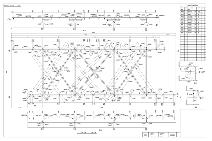 Live projects and Samples of Synnex Drafting